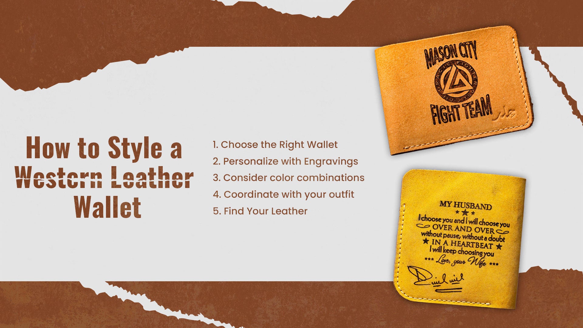 How to Style a Western Leather Wallet? – Jeld Craft